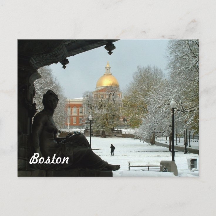 Boston Common Postcard | Zazzle
