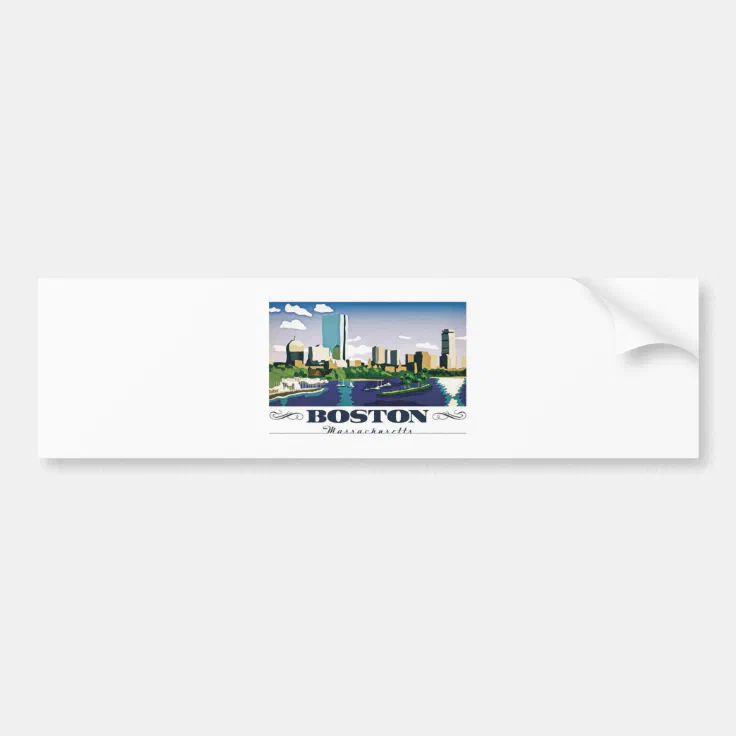 Boston, Massachusetts Bumper Sticker | Zazzle