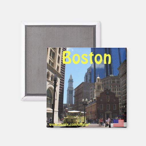 Boston Massachusetts photography magnet | Zazzle