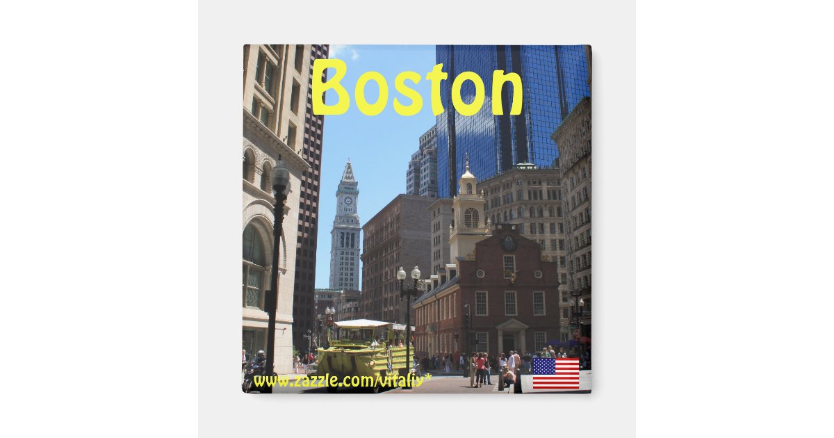 Boston Massachusetts photography magnet | Zazzle