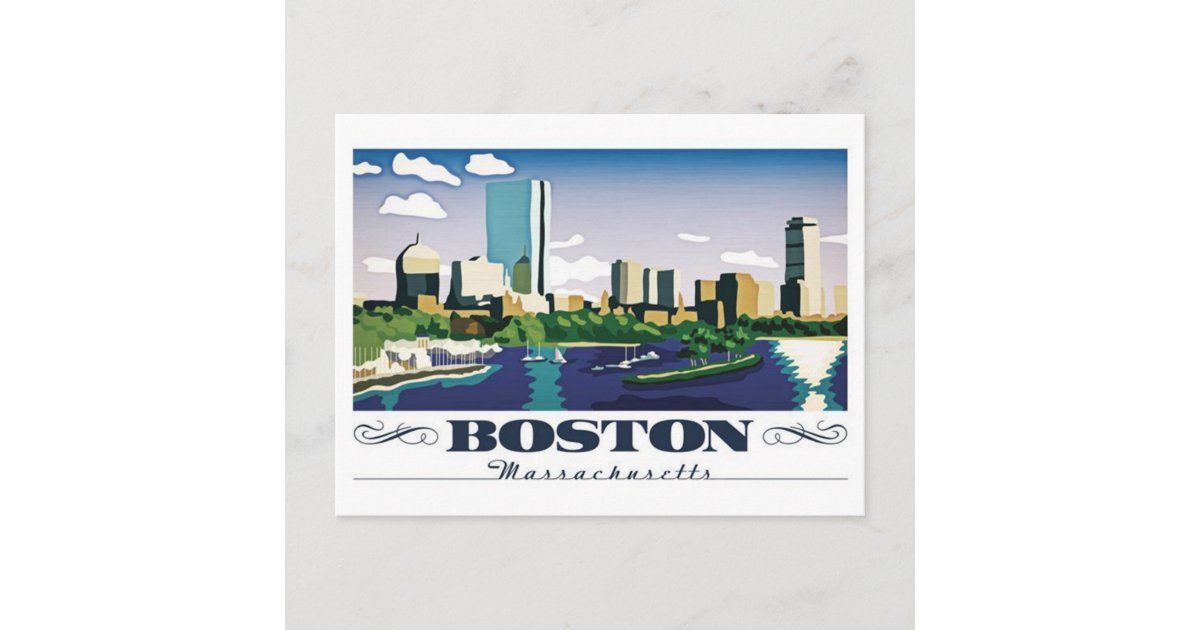 Boston, Massachusetts Postcard | Zazzle
