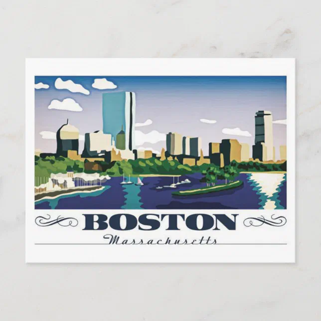 Boston, Massachusetts Postcard | Zazzle