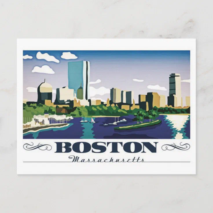 Boston, Massachusetts Postcard | Zazzle