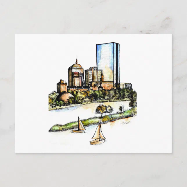 Boston, Massachusetts Postcard | Zazzle