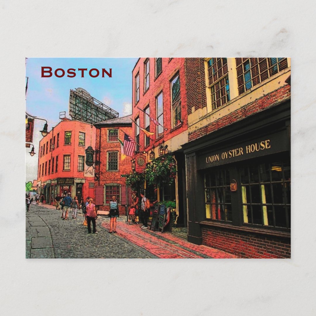 Boston Postcard | Zazzle