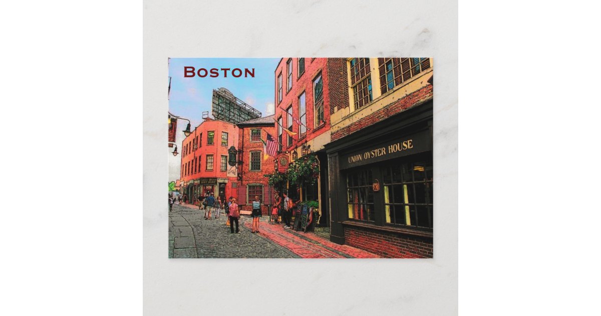 Boston Postcard | Zazzle