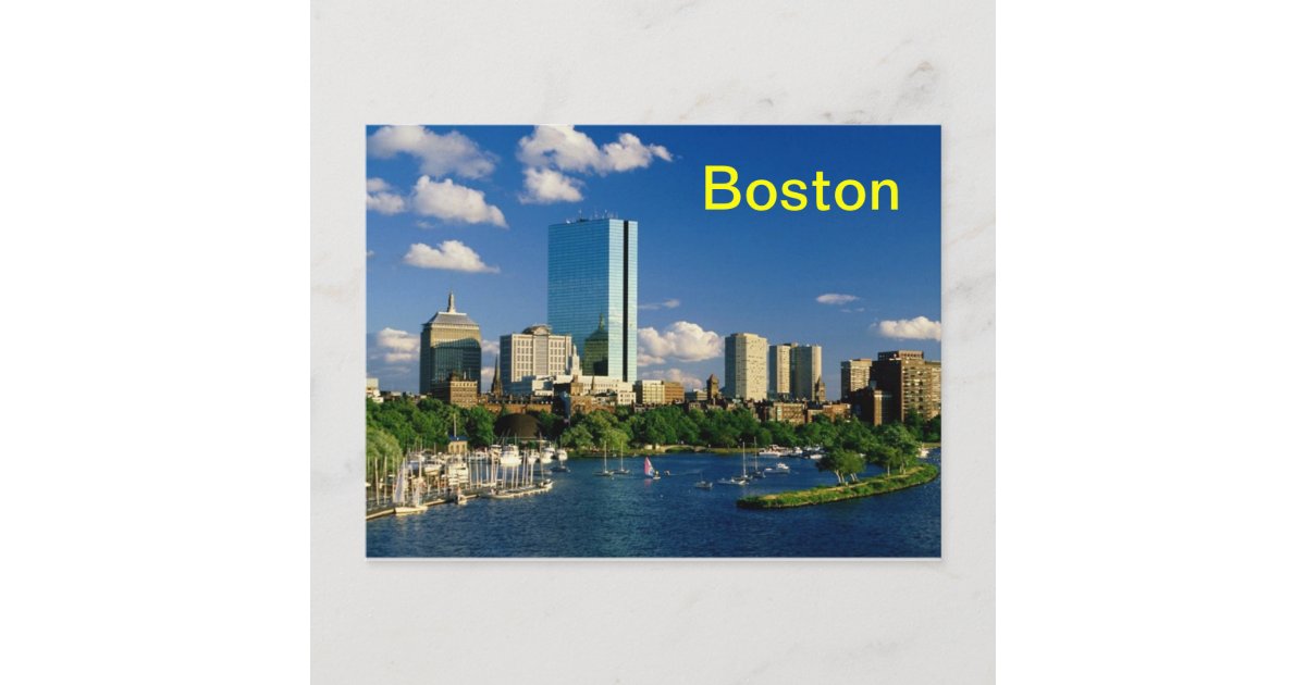 Boston postcard | Zazzle