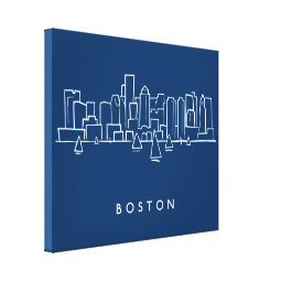 Boston Skyline Canvas Print | Zazzle