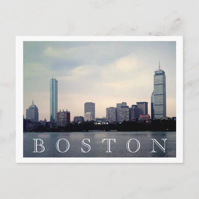 Boston Skyline Postcard | Zazzle
