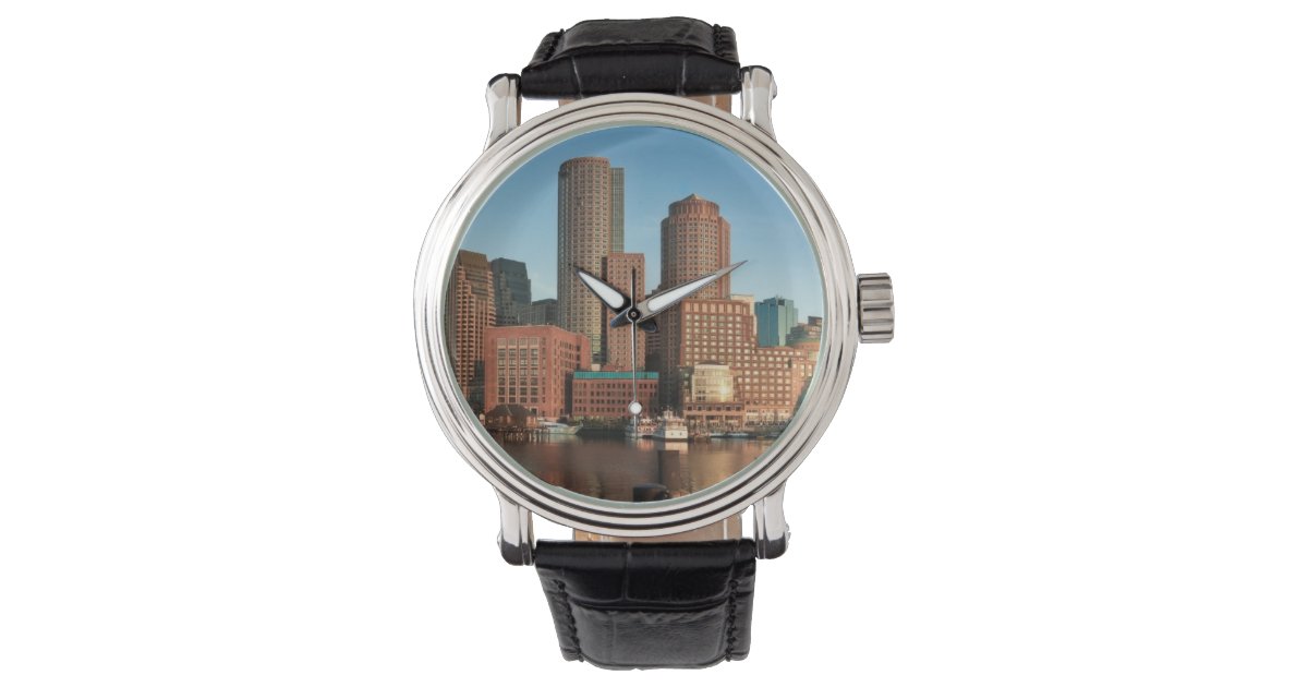 Boston skyline watch | Zazzle
