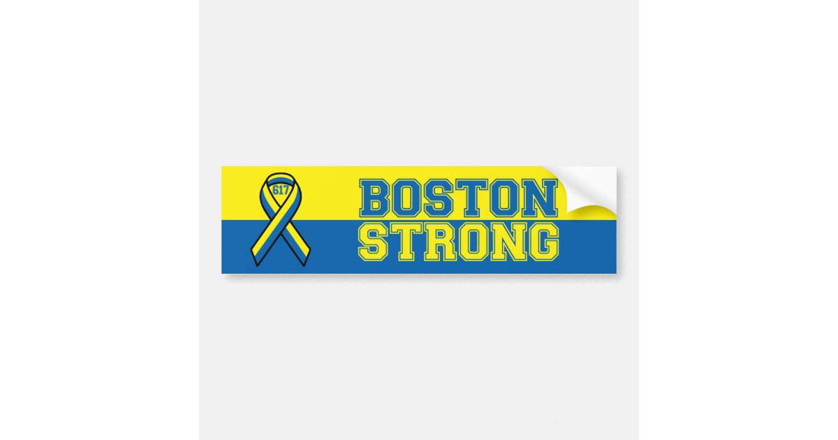 Boston Strong Bumper Sticker | Zazzle