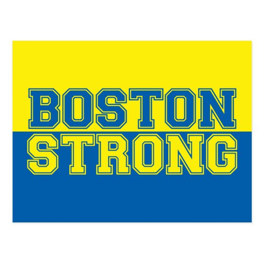 Boston Strong Graphic Style Postcard | Zazzle.com