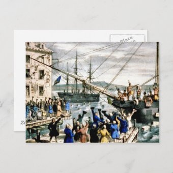 Boston Tea Party Postcard Vintage | Zazzle