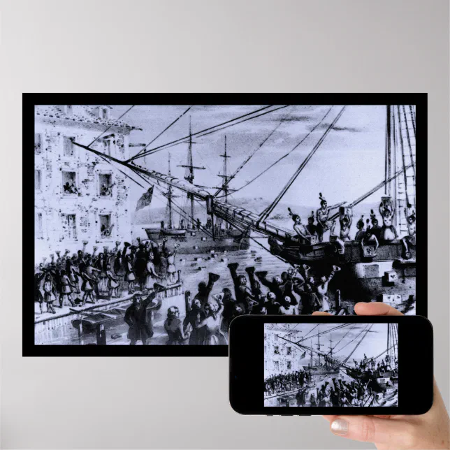Boston Tea Party Poster | Zazzle