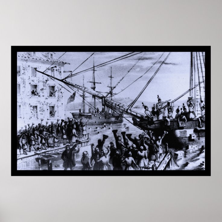 Boston Tea Party Poster | Zazzle