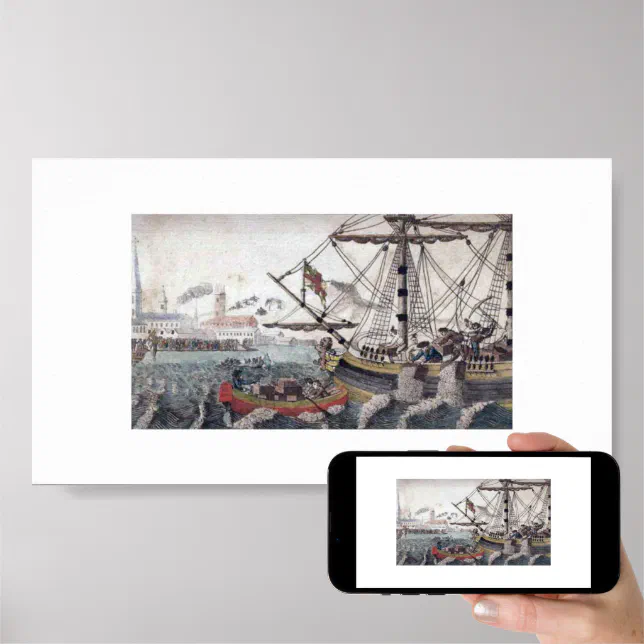 Boston Tea Party Poster | Zazzle