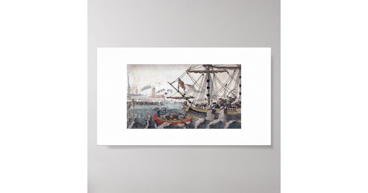 Boston Tea Party Poster | Zazzle