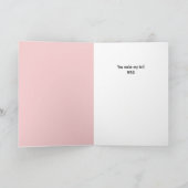 Boston Terrier Dog You Make My Tail Wag Card | Zazzle