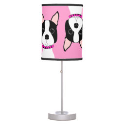 Boston Terrier Upside Down and Right Side Up Lamp | Zazzle