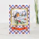 Boswell Crest & Tartan w/Robin Personalized Card | Zazzle