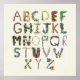 Botanical Alphabet - Nature ABC Phonetic Poster | Zazzle
