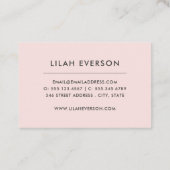 Botanical Bliss | Elegant Painted Floral | Blush Business Card | Zazzle