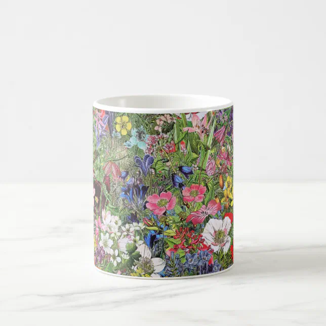 Botanical Bloom Nature Wildflower Coffee Mug | Zazzle