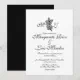 Botanical Branch Caligraphy Monogrammed Wedding Invitation | Zazzle