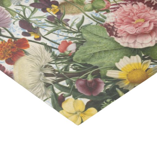 Botanical Collage Tissue Paper | Zazzle