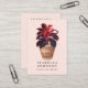 Botanical Designer Logo Pink QR Code Social Media Business Card | Zazzle