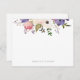 Botanical Floral Personalized Note Card | Zazzle