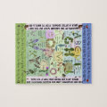Botanical Flowers and Bugs ABC Alphabet Puzzle | Zazzle