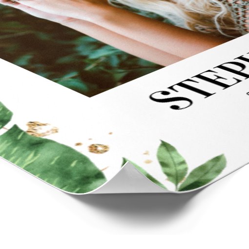 Botanical Funeral Welcome Sign Celebration of Life | Zazzle