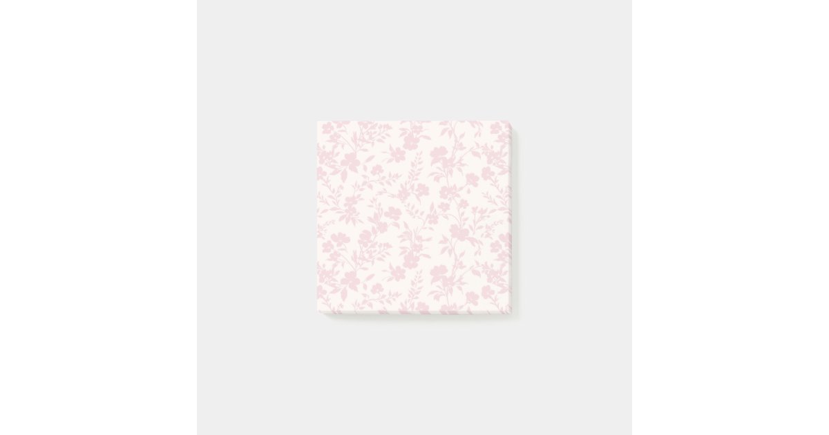 Botanical Garden Blush Pink - Neutral Post-it Notes | Zazzle