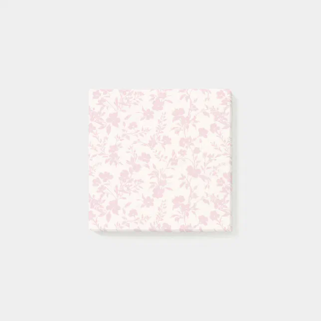Botanical Garden Blush Pink - Neutral Post-it Notes | Zazzle