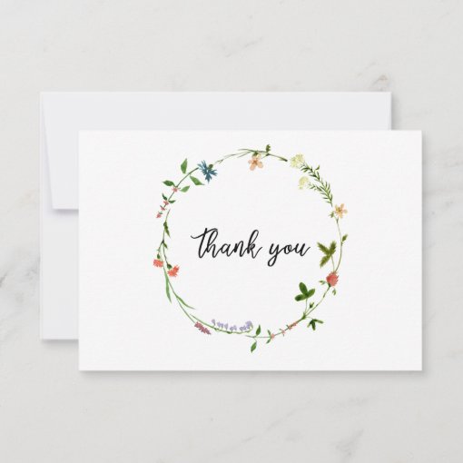 Botanical Garden Thank You Cards | Zazzle