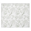 Botanical Green Simple textured leaves pattern Duvet Cover | Zazzle