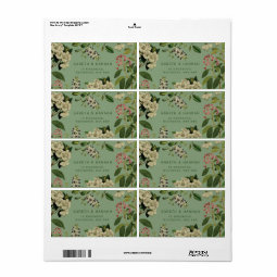 BOTANICAL LABEL-SAGE LABEL | Zazzle