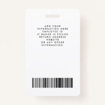 Botanical Photo Badge | Zazzle