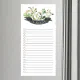 Botanical To Do List Magnetic Notepad | Zazzle