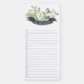 Botanical To Do List Magnetic Notepad | Zazzle