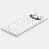 Botanical To Do List Magnetic Notepad | Zazzle