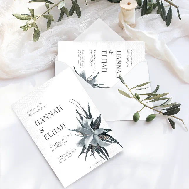 Botanical Vintage Floral Invitation | Zazzle