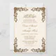 Botinical Muslim nikkah wedding Invitations | Zazzle