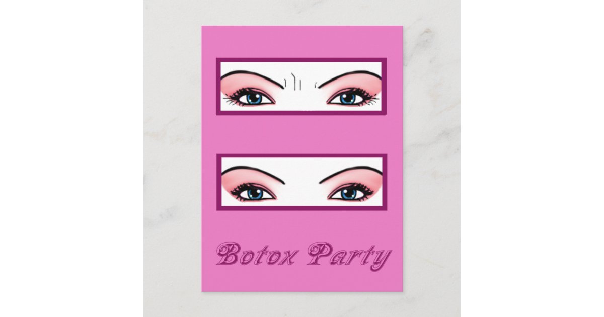 Botox Party Invites | Zazzle