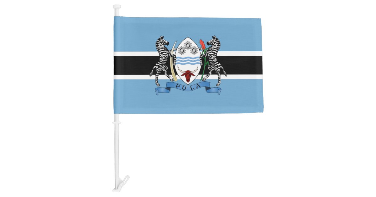 Botswana Coat of Arms/ Flag | Zazzle