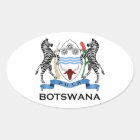 BOTSWANA - flag/emblem/coat of arms/symbol Classic Round Sticker ...
