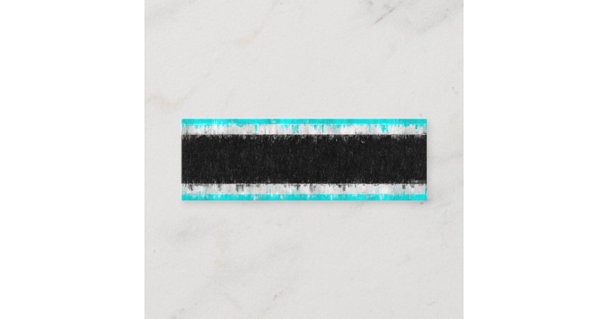 Botswana Oil Painting Drawing Mini Business Card | Zazzle