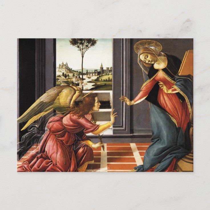 Botticelli Annunciation Postcard | Zazzle