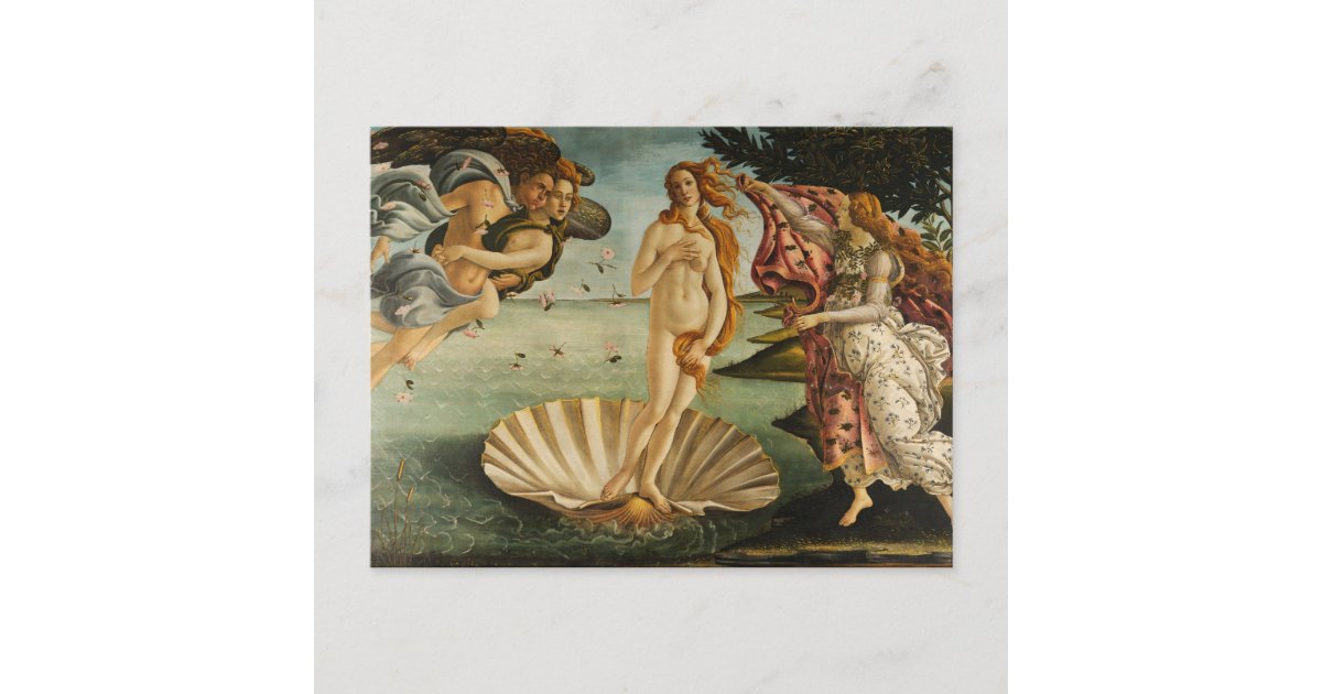 Botticelli The Birth of Venus Postcard | Zazzle